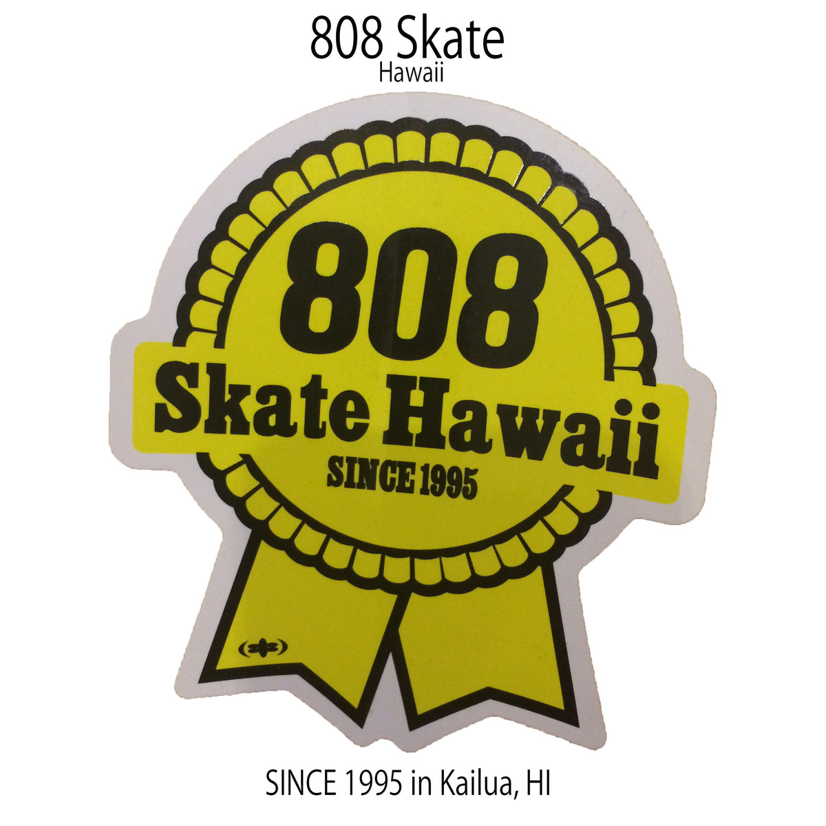 [808 Skate] 808 Skate Original Sticker (808スケート ステッカー)『イエロー』 – Link ...